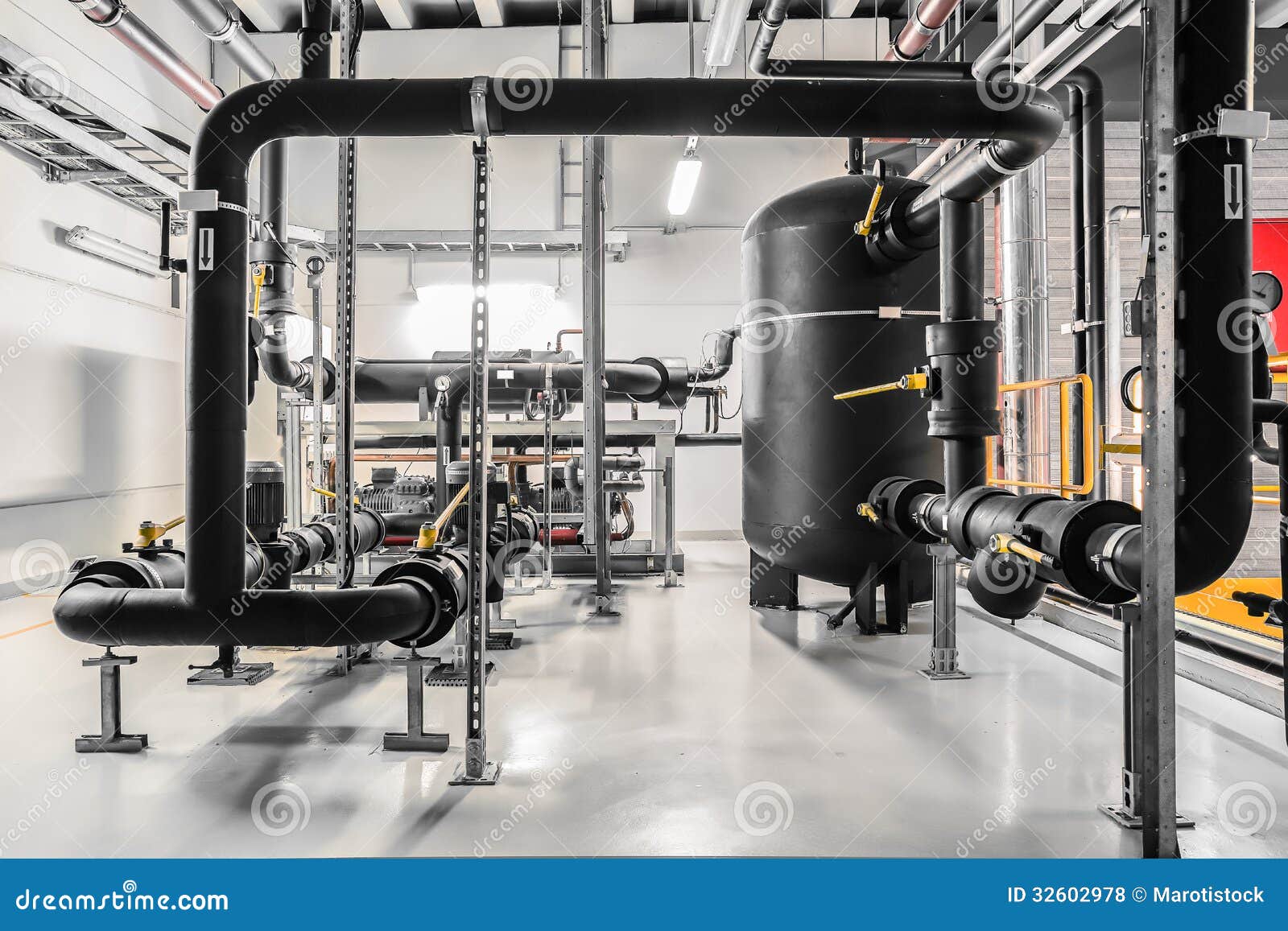 Industrial chiller stock photo. Image of factory, engineering - 32602978
