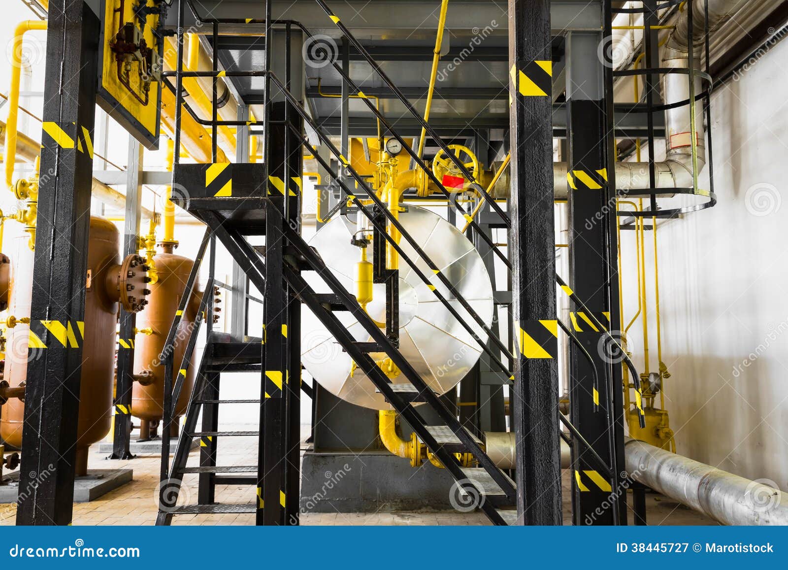 An Industrial Chiller Stainless Tank Stock Image - Image of engineer ...