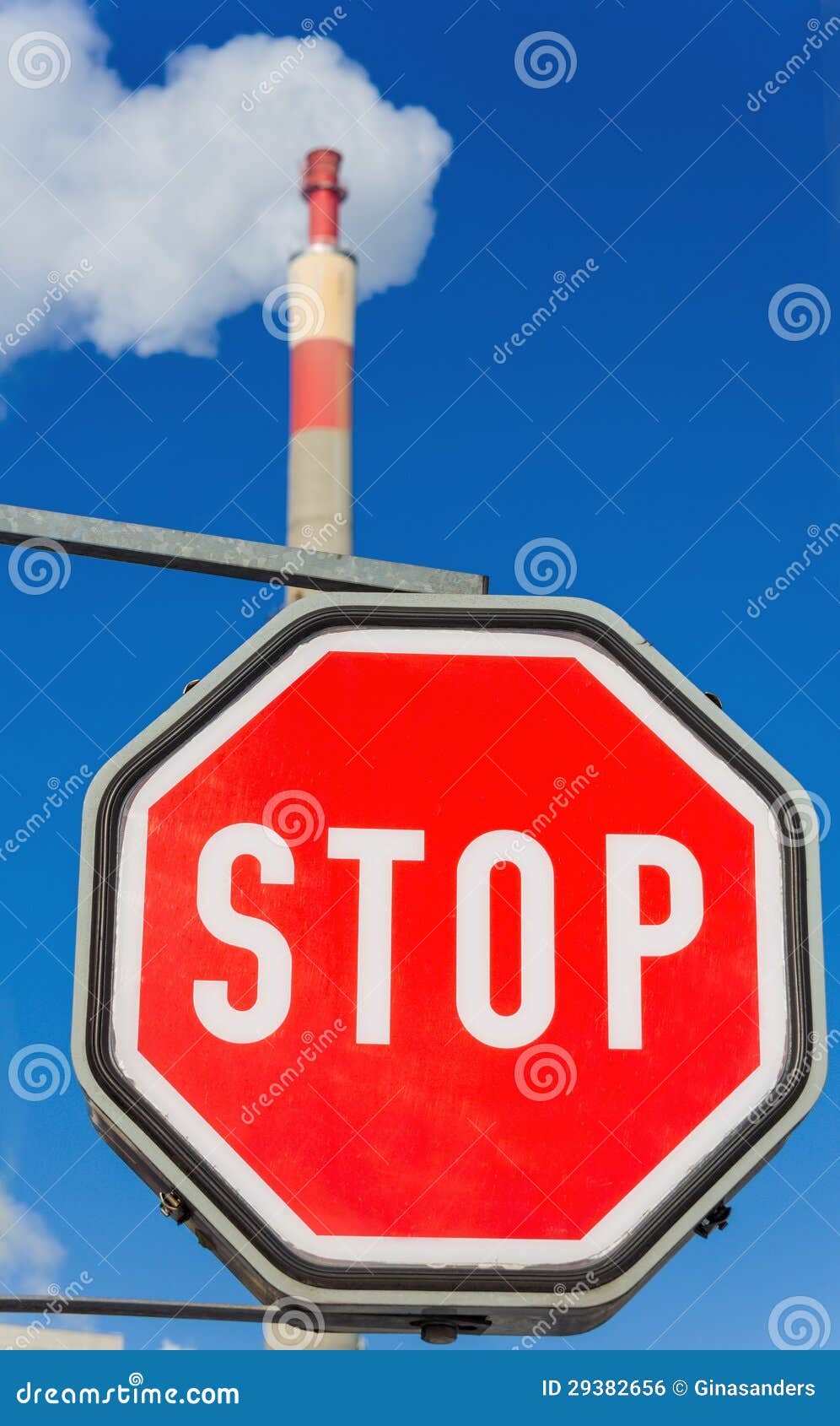 STOP Particulate Matter Emission In The Air Fine Dust PM10 - Concept ...