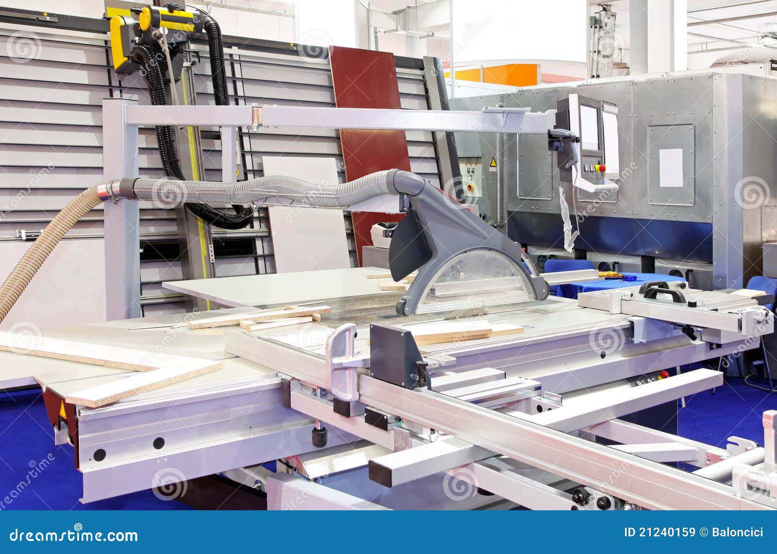 Industrial circular saw stock image. Image of planner - 21240159