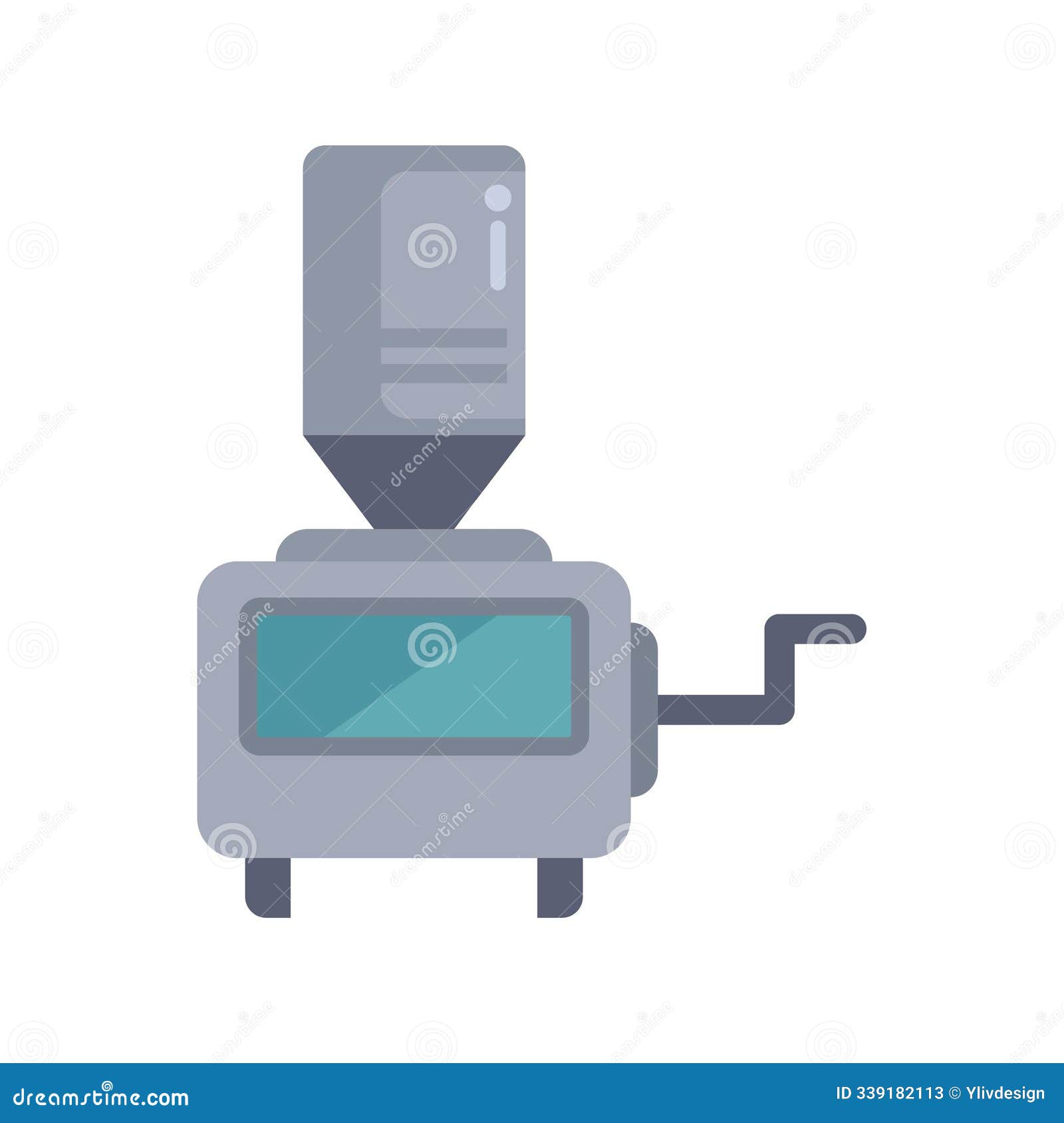 Industrial Coffee Bean Roaster With Hopper And Control Panel For ...