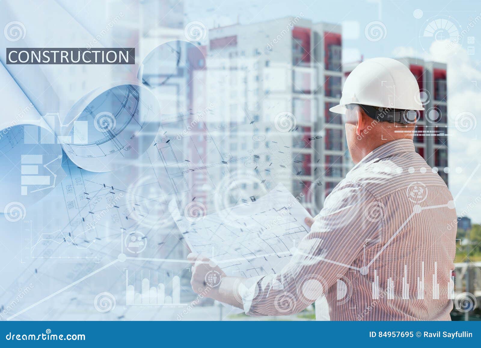 Industrial Collage with Charts Stock Image - Image of industrial, data ...