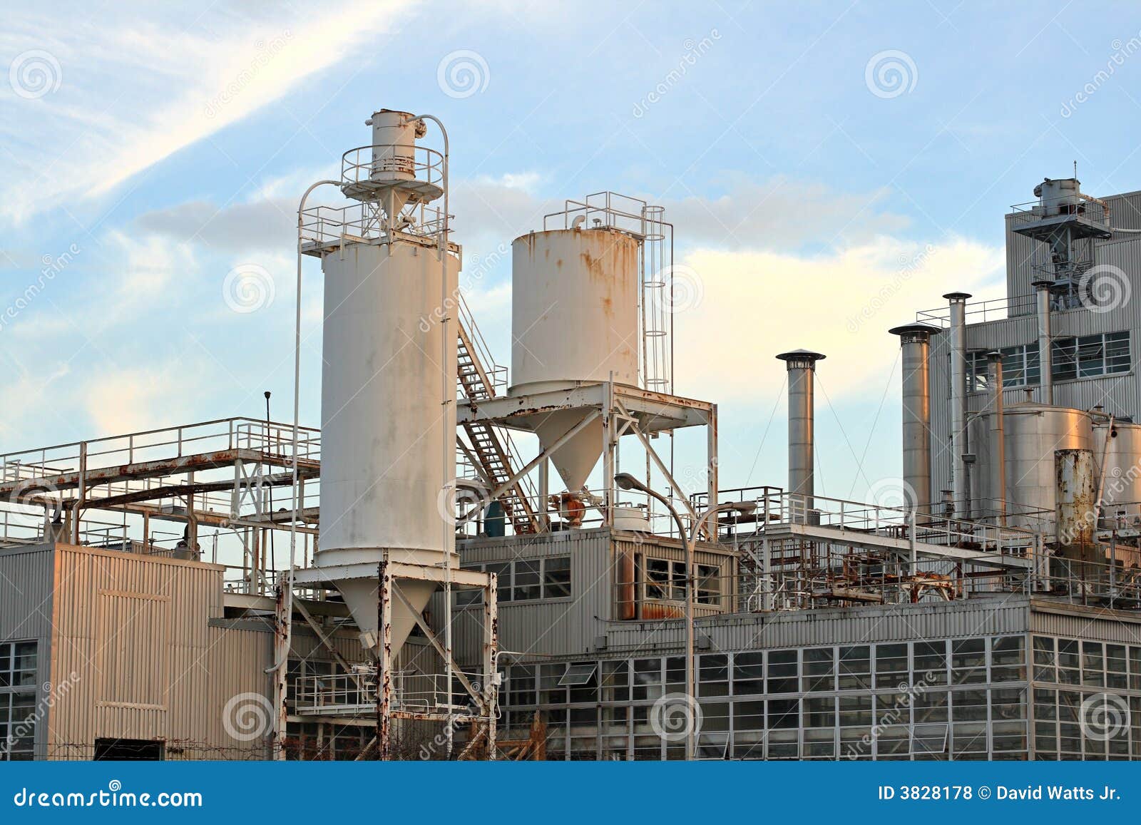 Industrial Complex stock photo. Image of manufacturing - 3828178