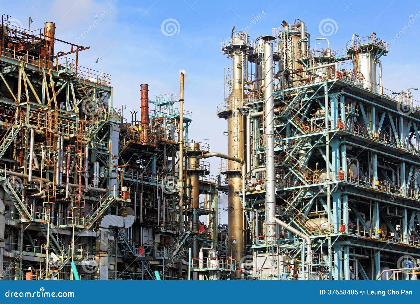 Industrial complex stock image. Image of complex, line - 37658485