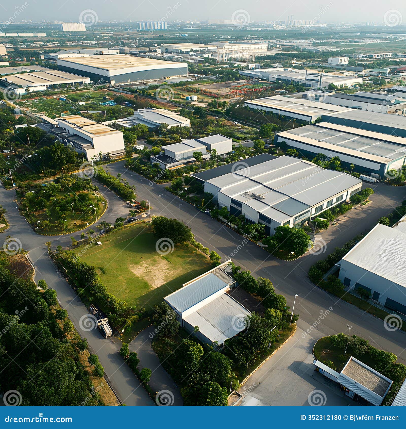 Industrial Complexes Architecture Architectural Business District Stock ...