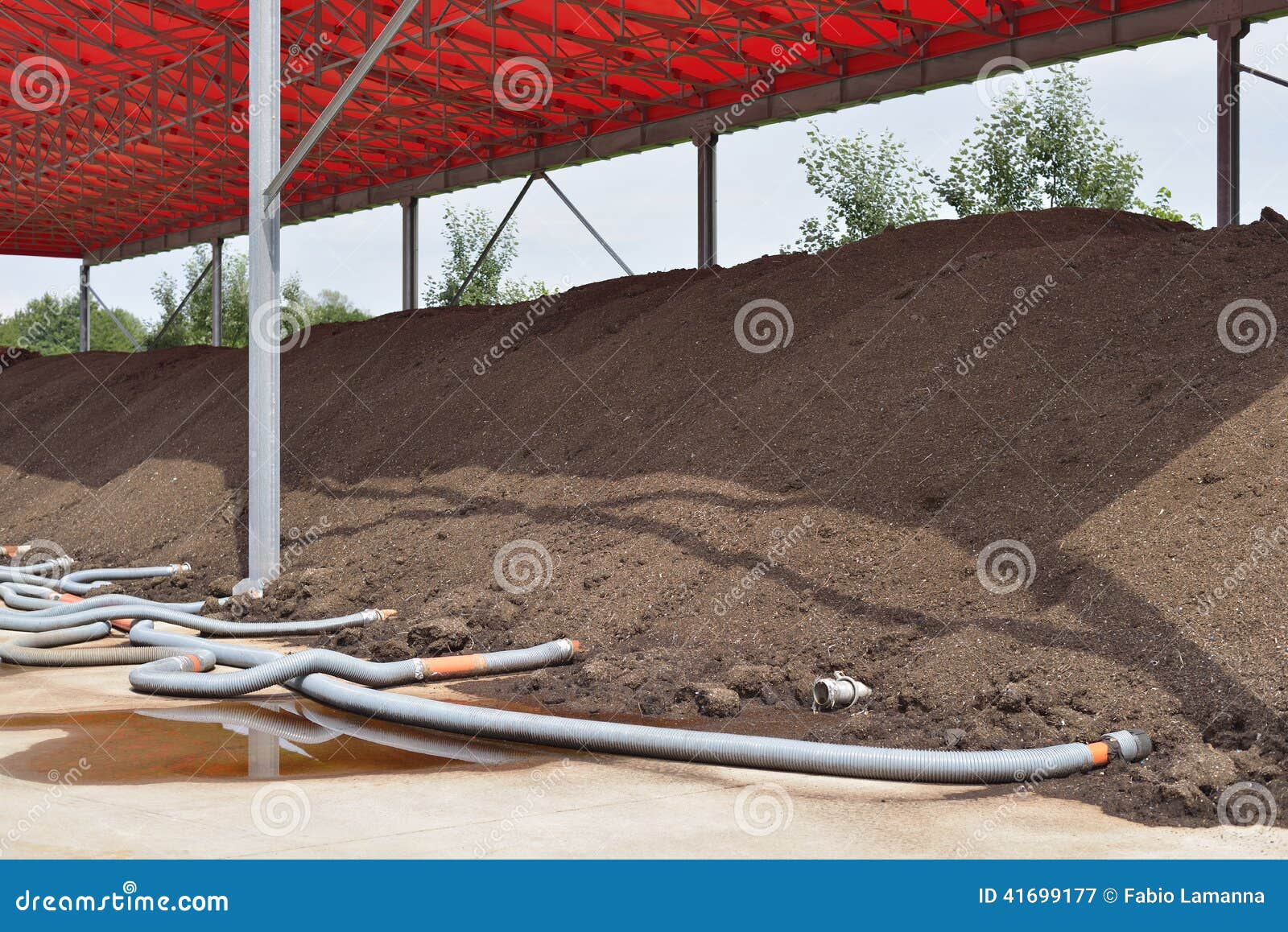 Industrial compost stock image. Image of duct, equipment - 41699177
