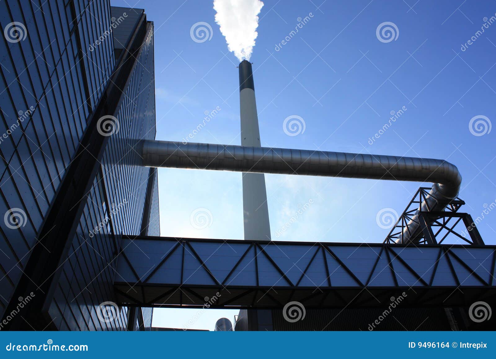 Industrial compound stock photo. Image of light, facade - 9496164