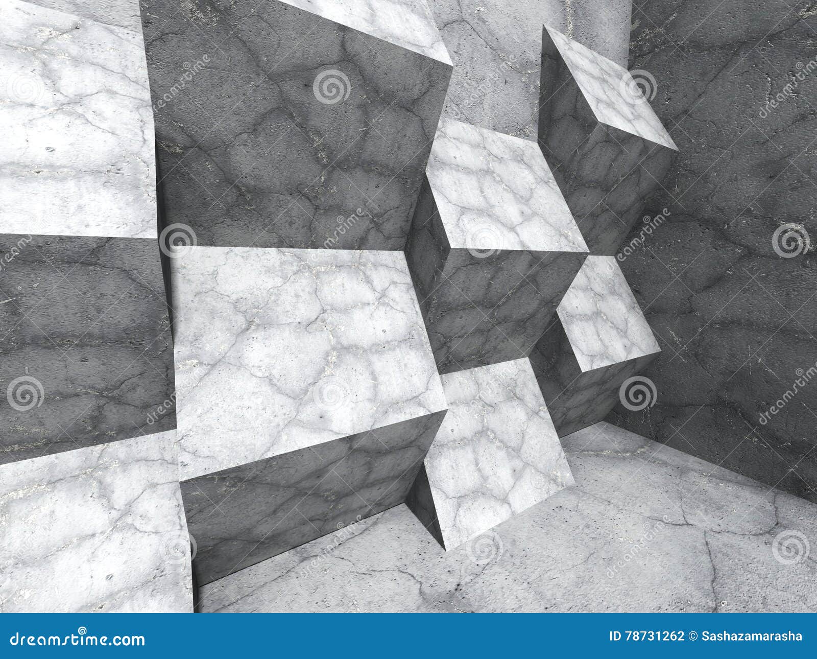 Industrial Concrete Abstract Architecture Background. Urban Cons Stock ...