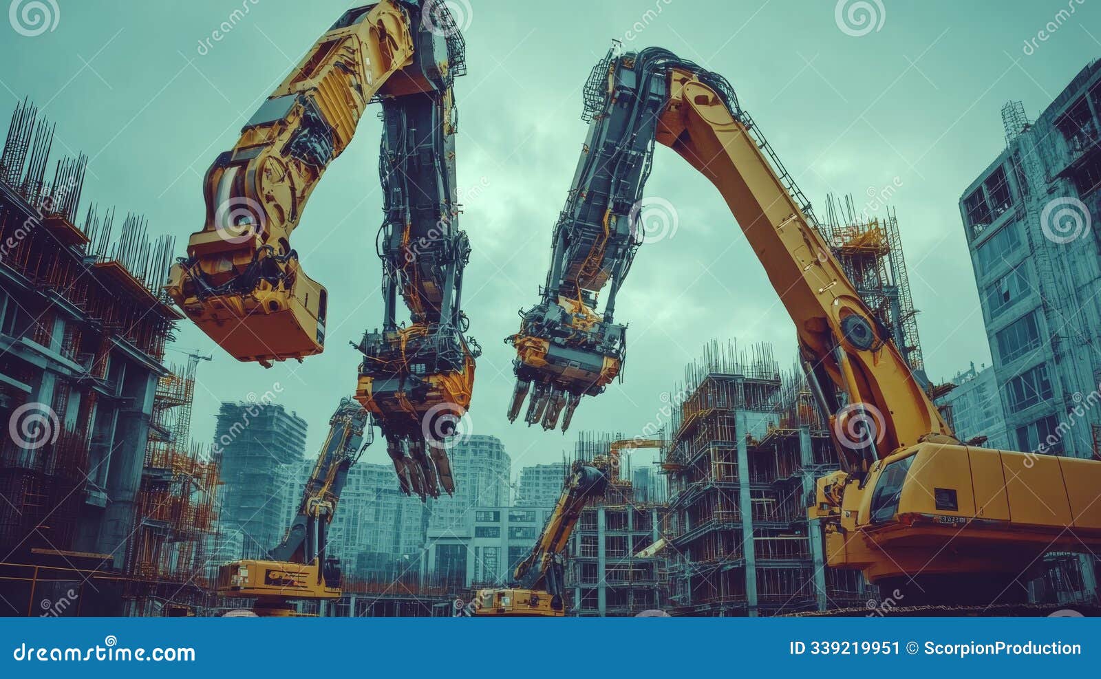 Industrial Construction with Robotic Excavators in Urban Development ...