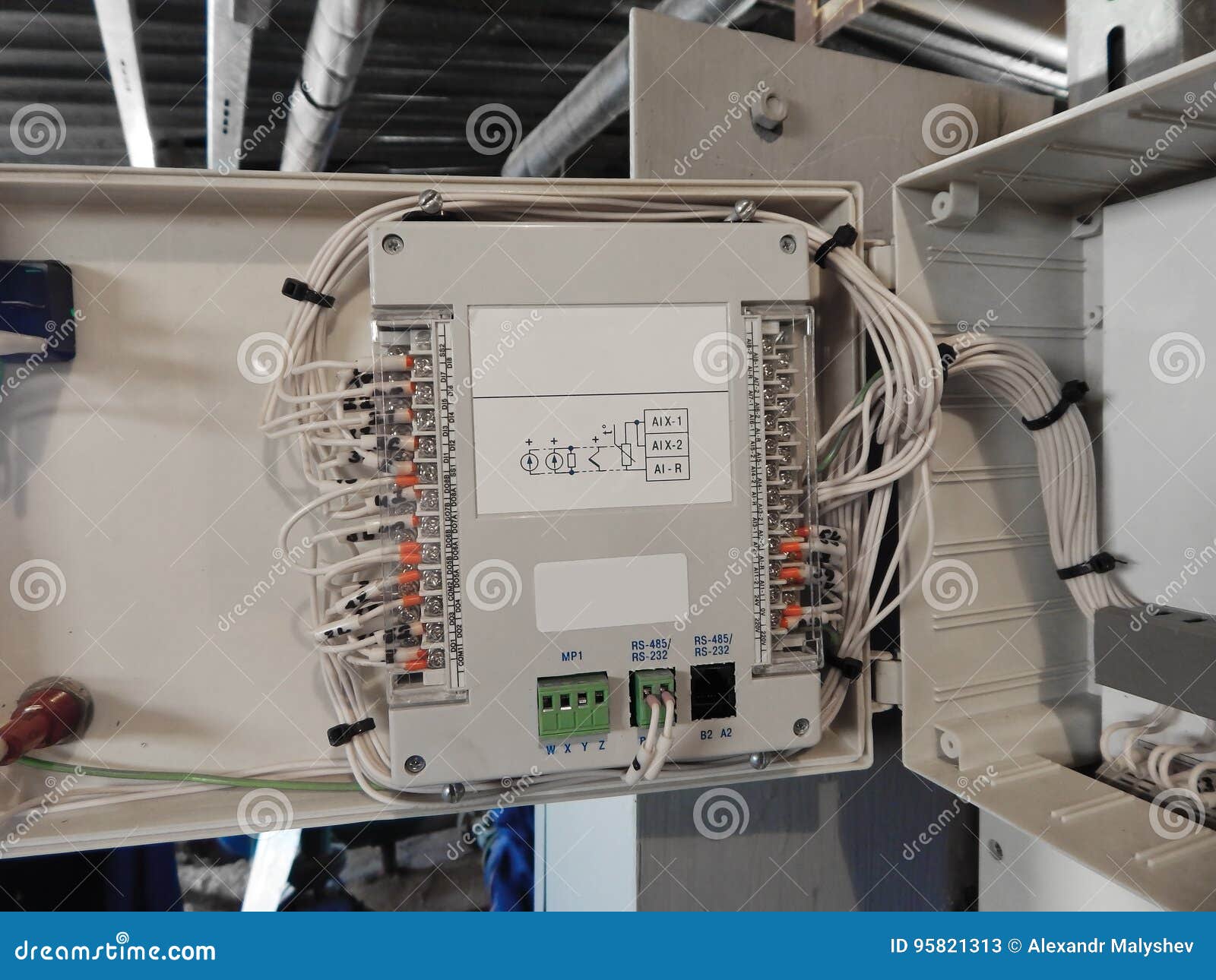 Industrial Controller. stock image. Image of automation - 95821313