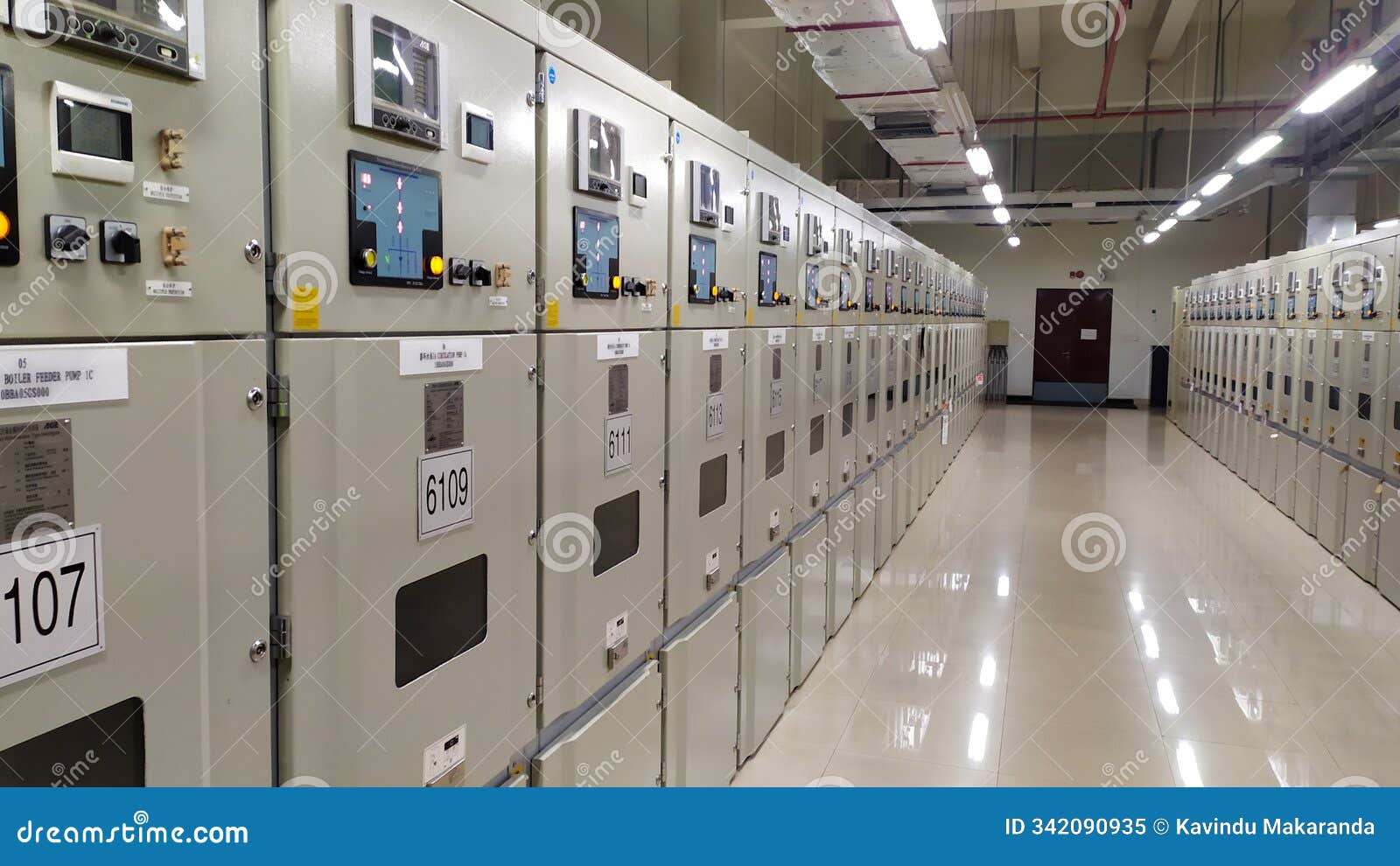 An Industrial Controlling Panel Stock Image - Image of cabin, industry ...