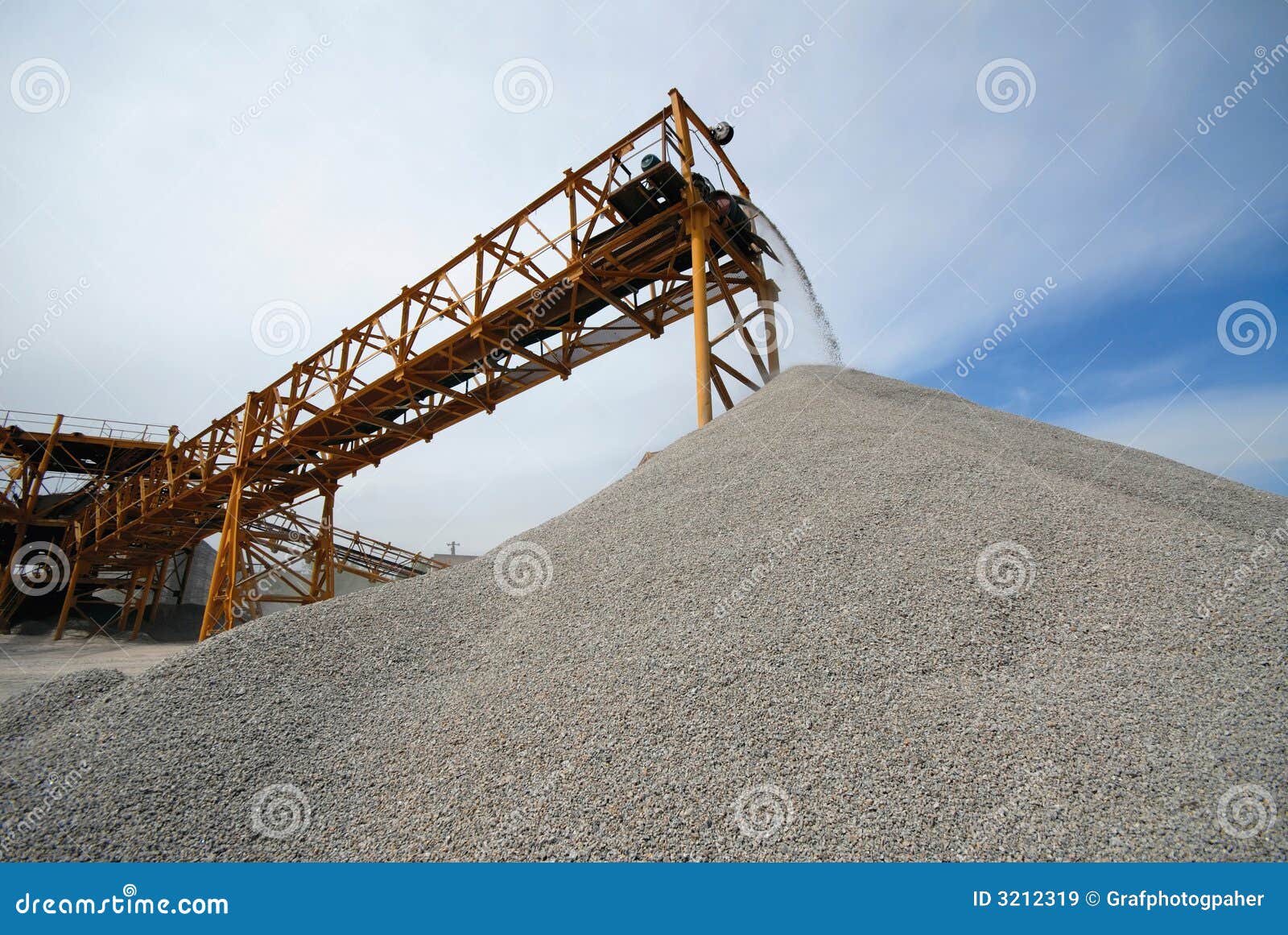 Industrial conveyor stock image. Image of conveyor, machine - 3212319