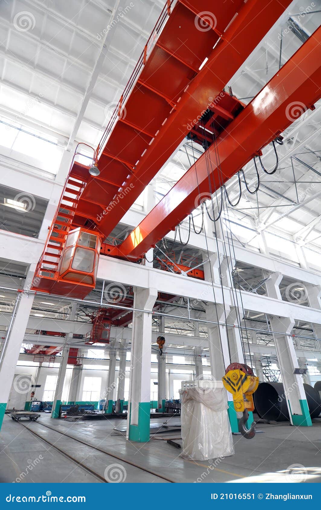 Industrial Crane stock image. Image of machine, elevator - 21016551
