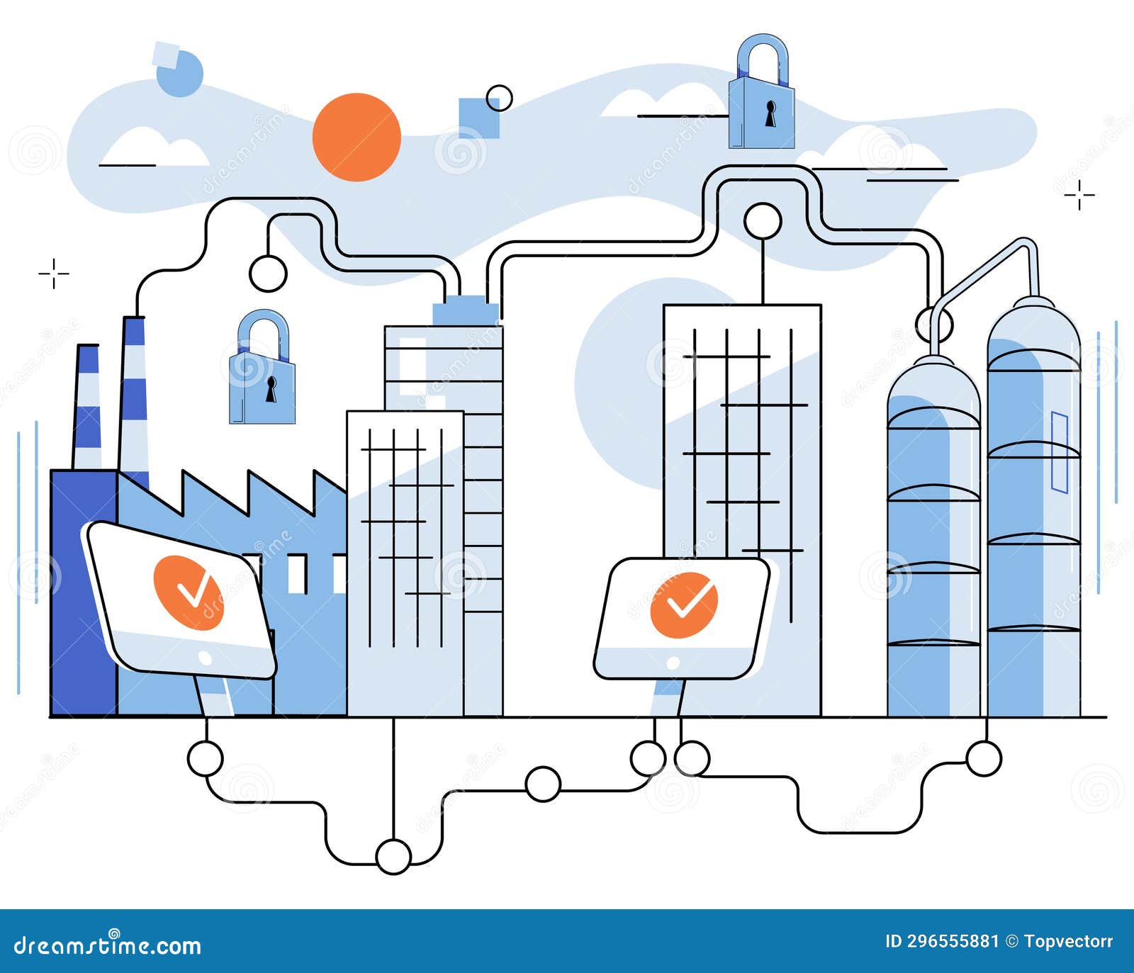 Industrial Cybersecurity, Antivirus Software Development. Malware, Computer Virus Protection ...