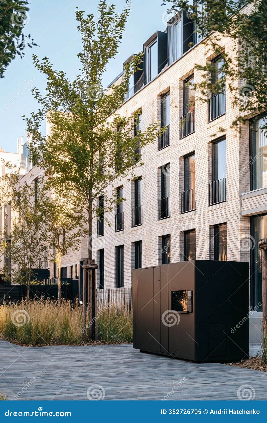 Industrial 3D Printer Creating Sustainable Housing Module in an Urban ...