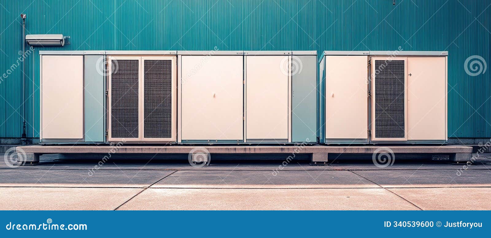 Industrial Data Server Units in a High-Tech Environment Stock ...