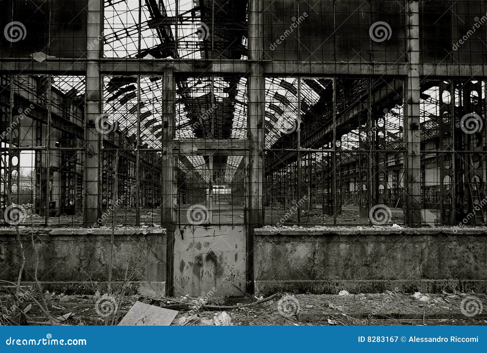 Industrial decay #04 stock image. Image of decay, plant - 8283167