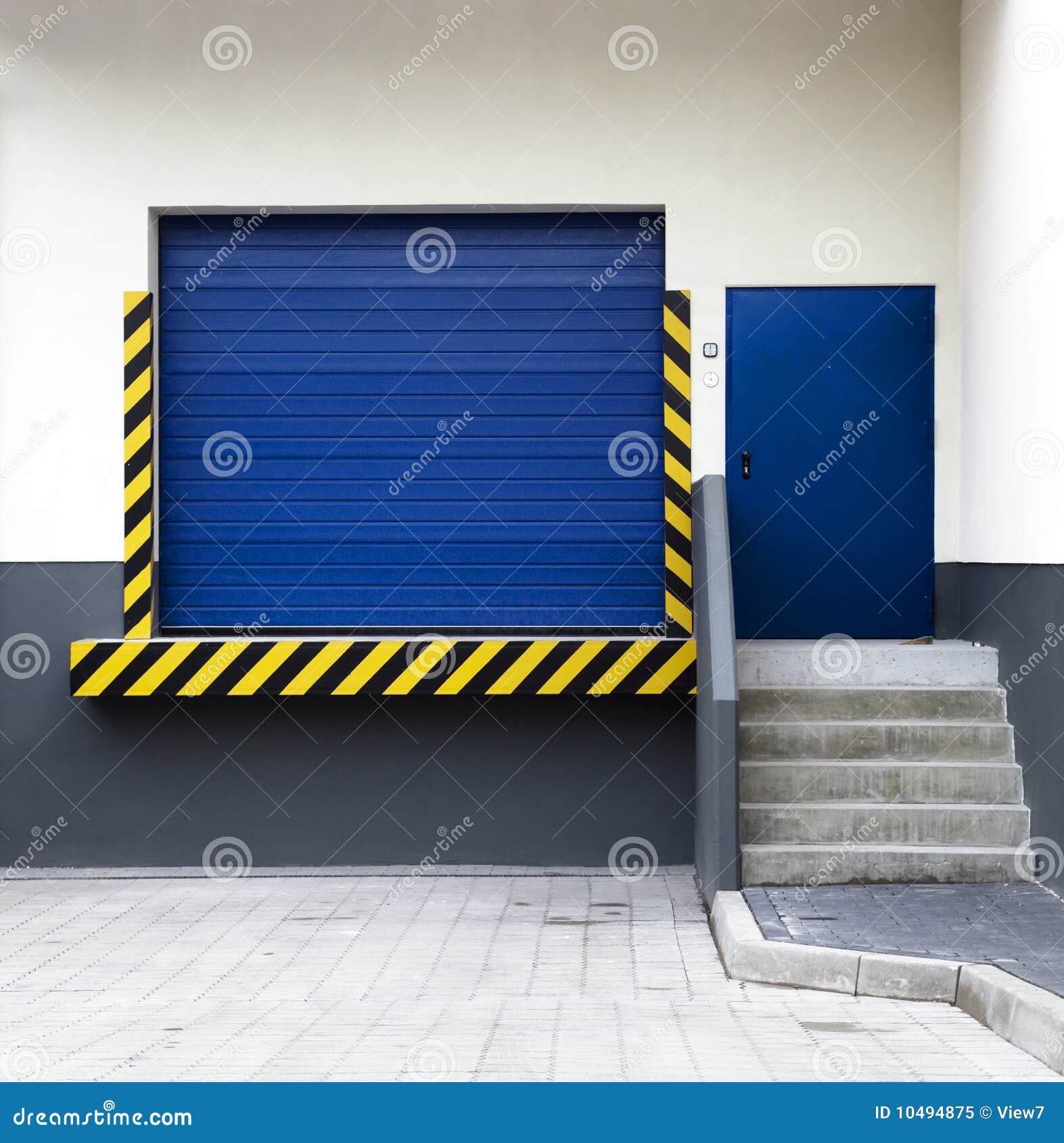 Industrial delivery gate stock image. Image of industry - 10494875