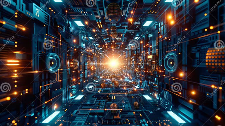 Industrial Design Background Featuring 3d Perspective and Vibrant ...