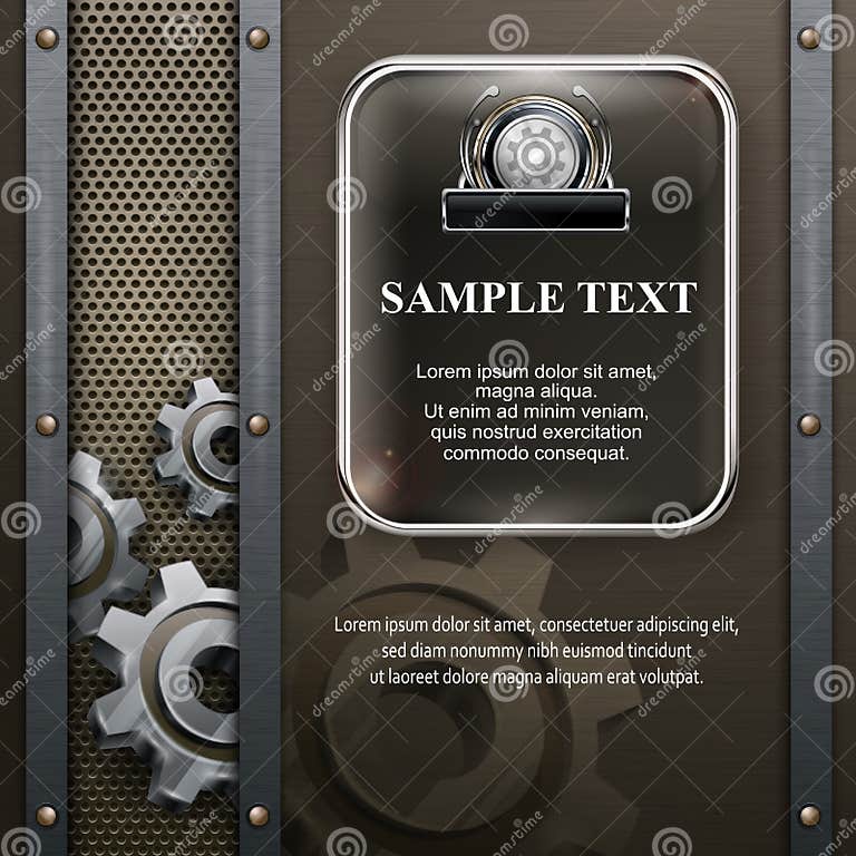 Industrial design banner stock vector. Illustration of label - 54006888