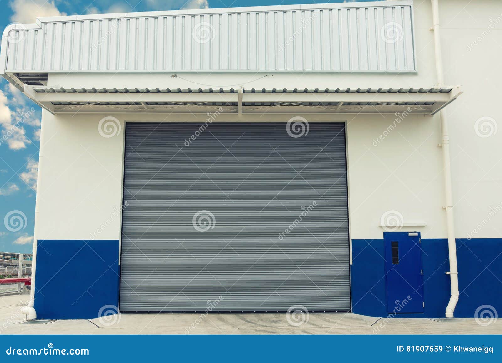 An Industrial Design For Shutter Door, Warehouse Shutter Door, E ...