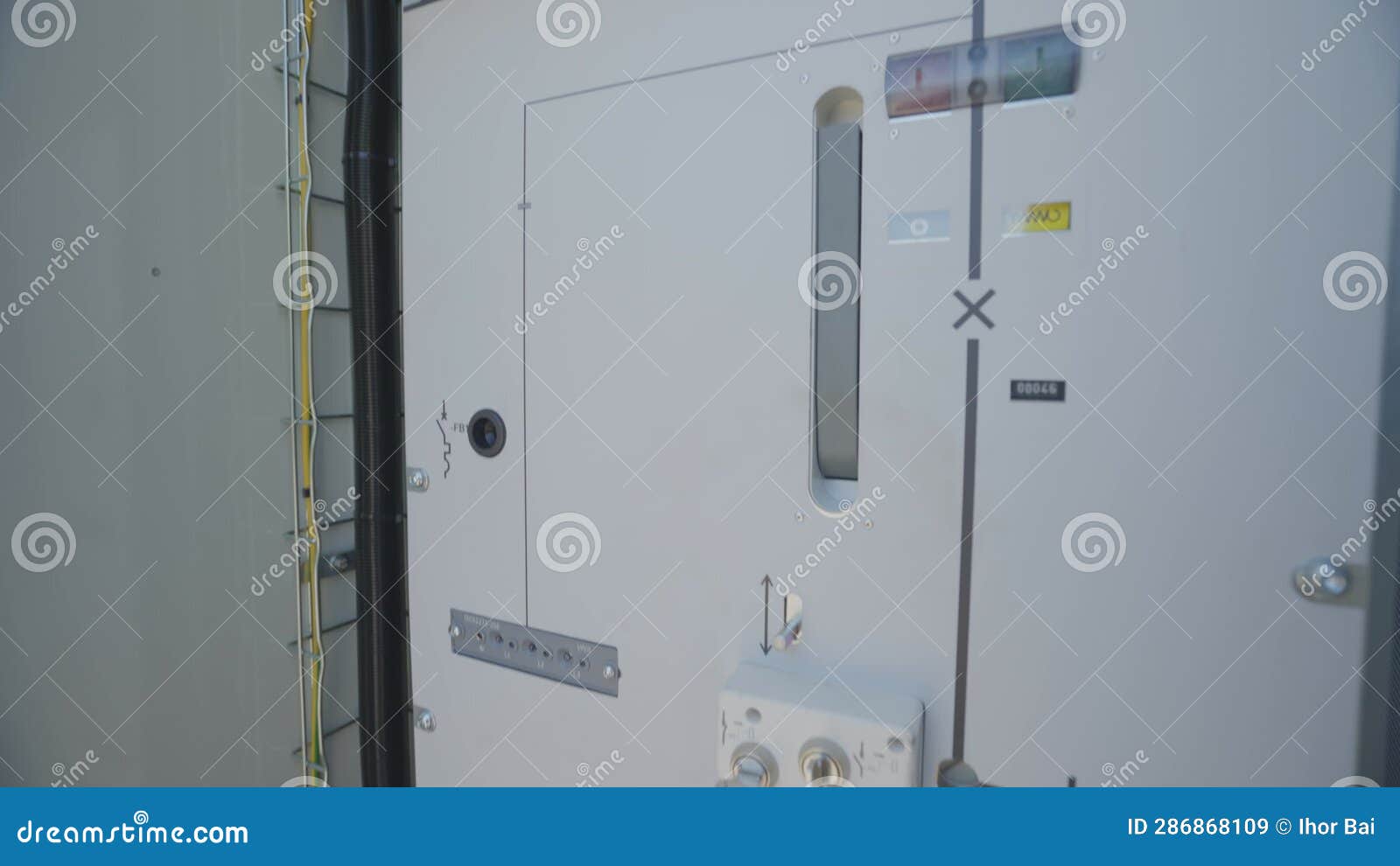 Diesel Generator Set. Modern Industrial Diesel Generator Inside ...