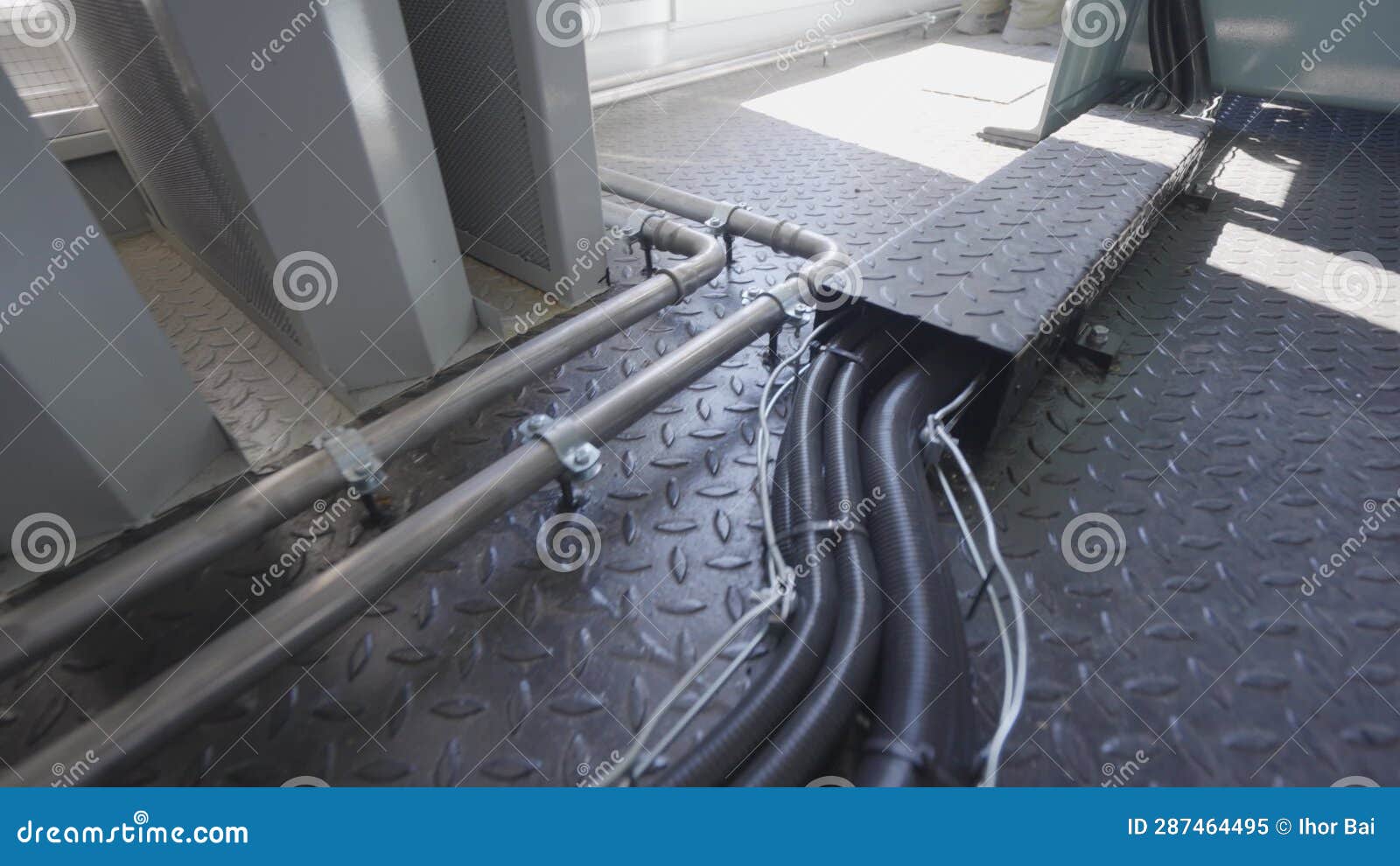 Diesel Generator Set. Modern Industrial Diesel Generator Inside ...