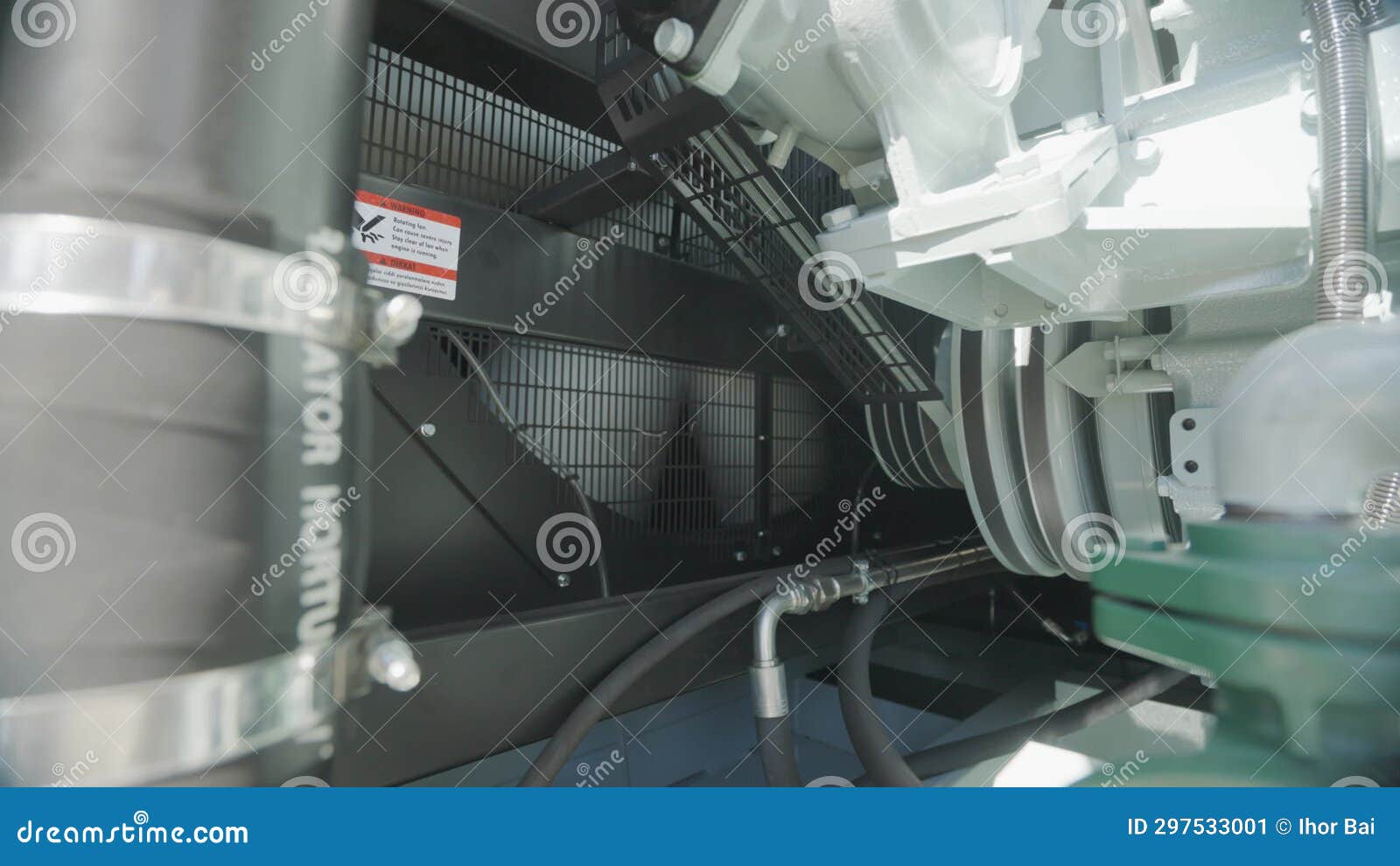 Industrial Diesel Generator Inside. Diesel Generator Set Stock Video ...