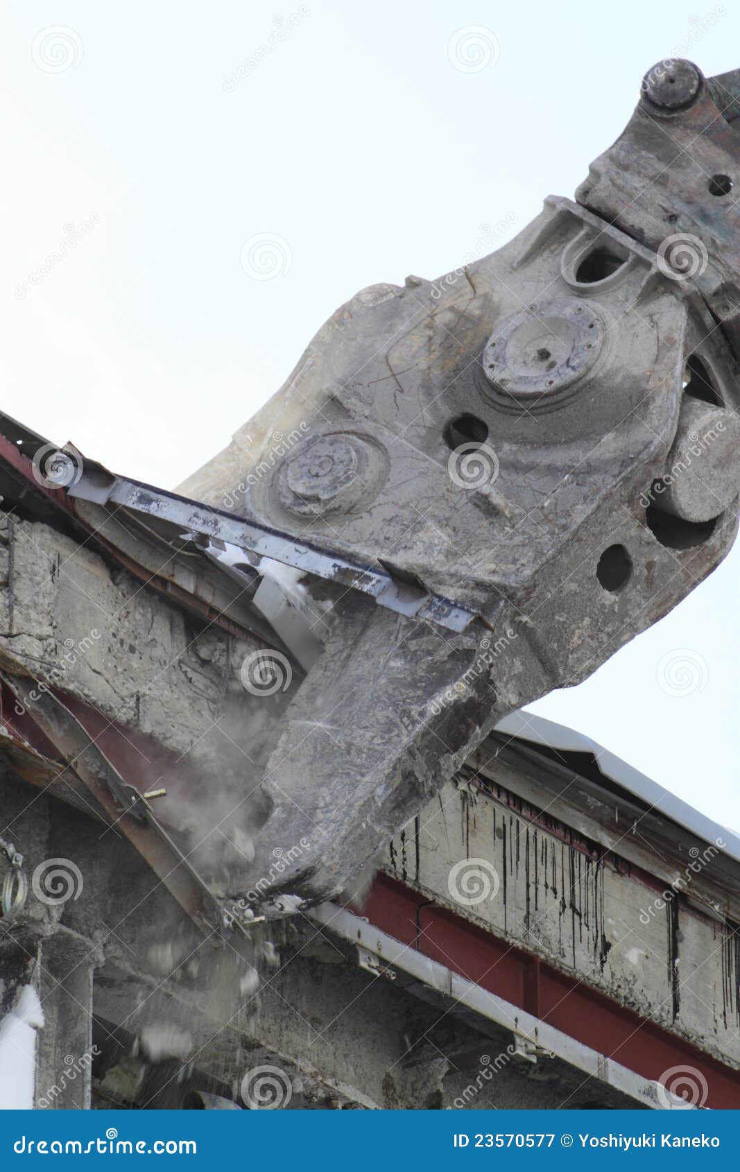 Industrial Dismantle, Mechanical Destruction Stock Image - Image of ...