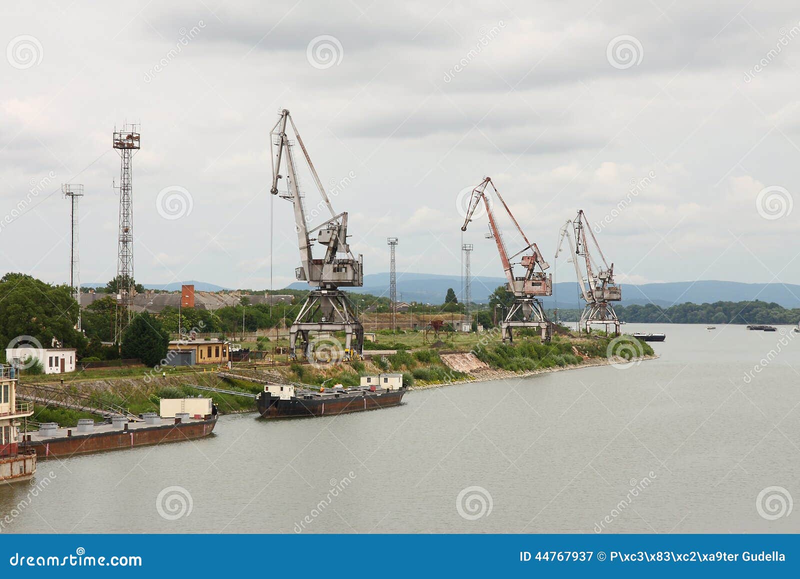 Industrial Dock stock image. Image of container, commercial - 44767937