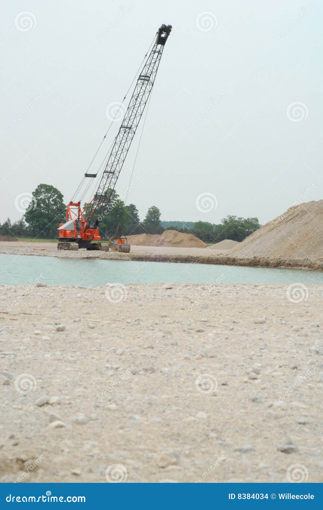 Shovel And Dragline At Work In Opencast Coal Mine Royalty-Free Stock ...