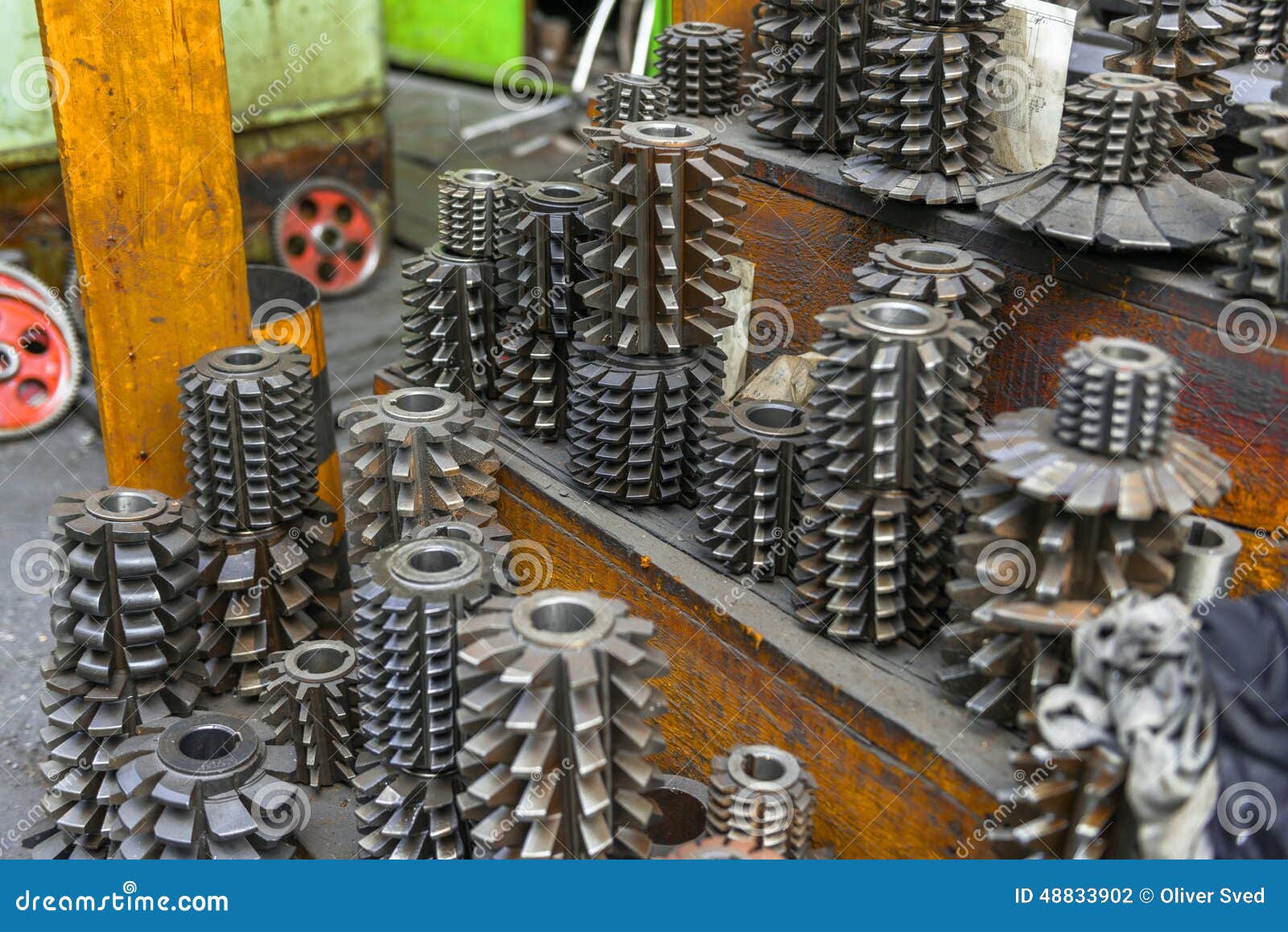 Industrial Drill Bits Stacked Up Stock Photo - Image of cutting ...