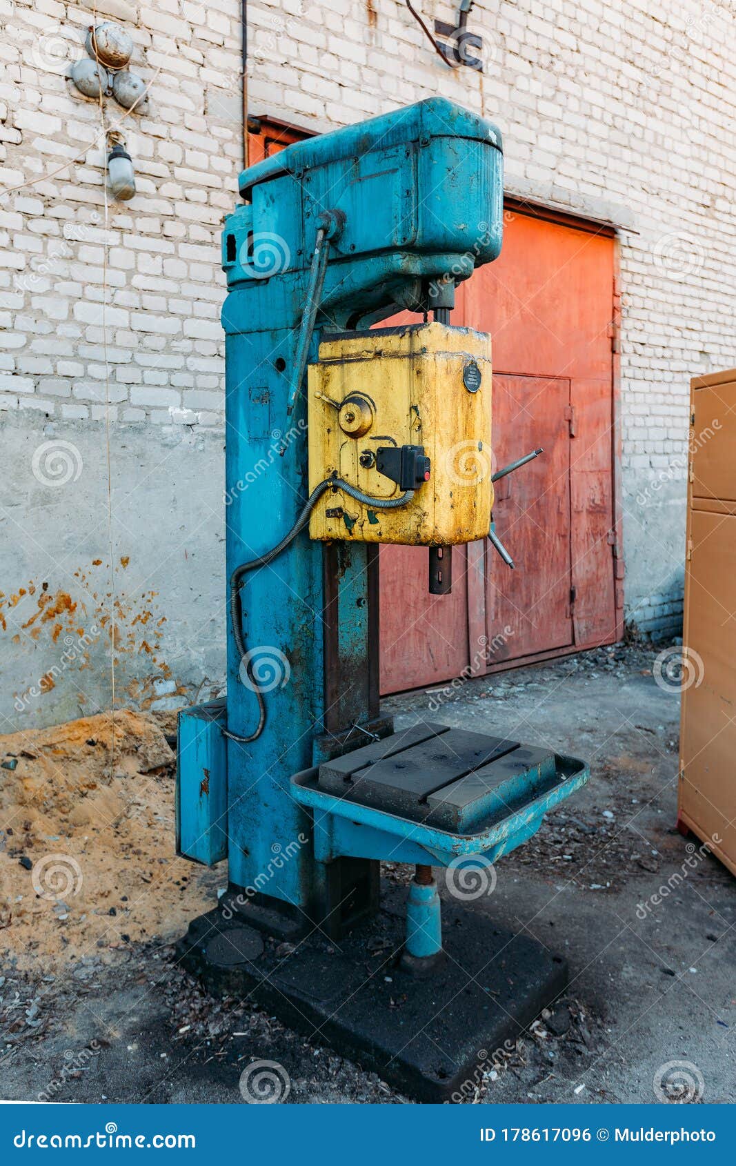 Industrial Drilling Machine Tools in Factory Workshop Stock Photo ...