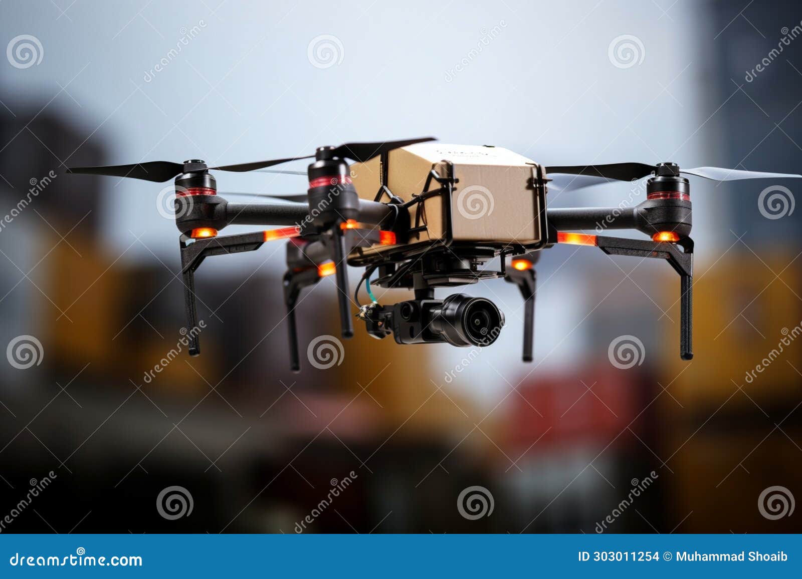 Industrial Drone Technology Engineering Device in Logistic, Flying for ...