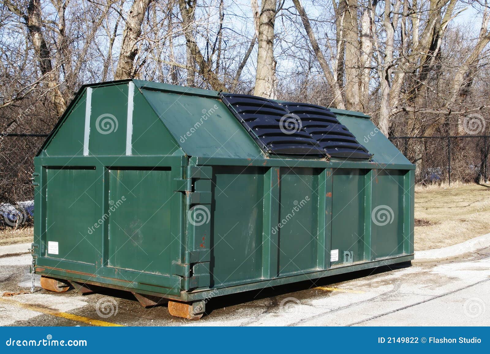Industrial dumpster stock photo. Image of level, trash - 2149822