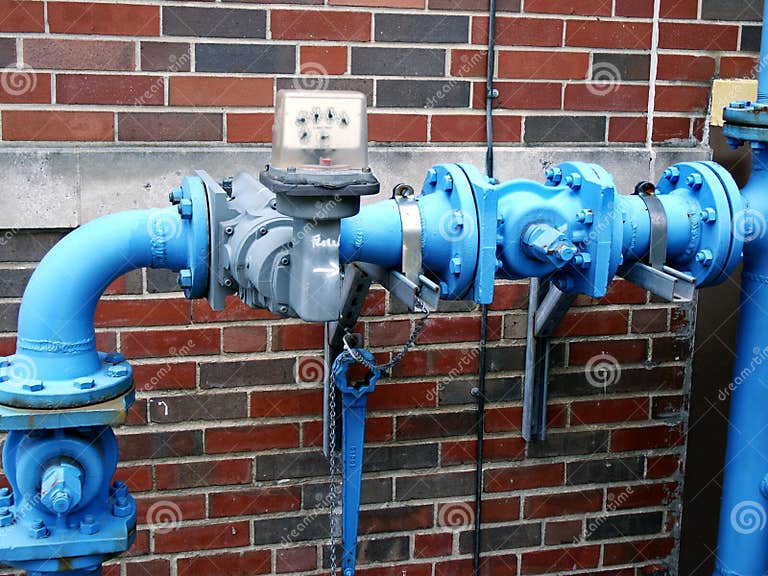 Industrial electric meter stock photo. Image of gray, bricks - 292774