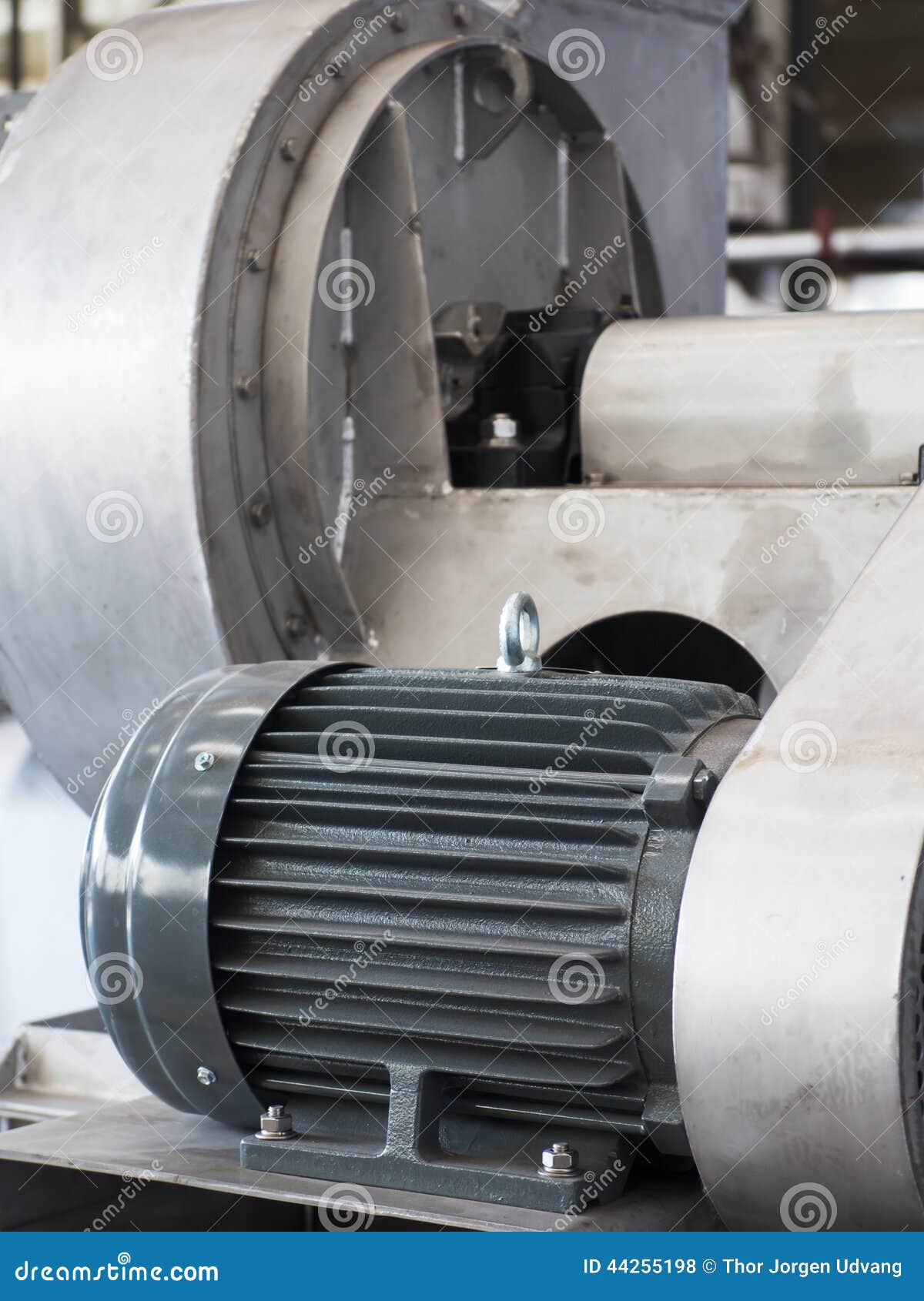 Industrial electric motor stock photo. Image of ventilation - 44255198