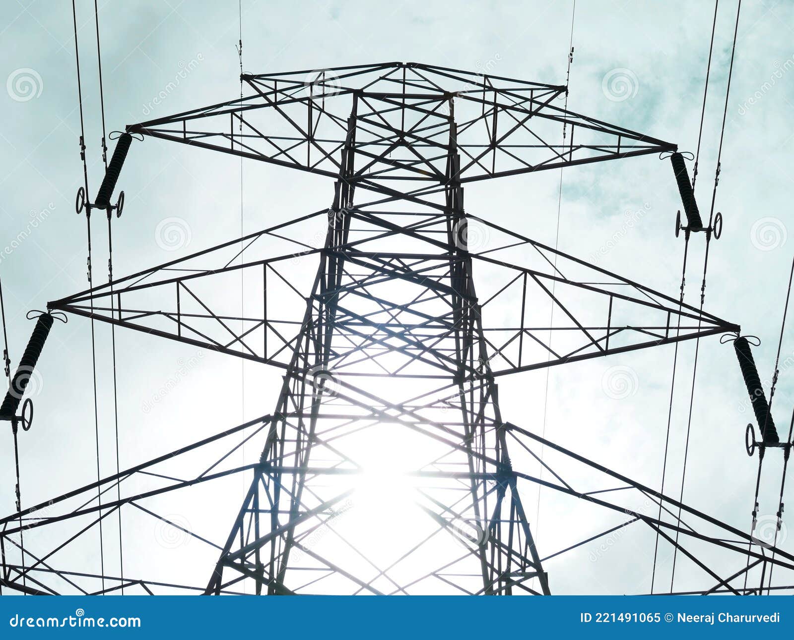 Industrial Electric Supply Presentation Background Stock Image - Image ...