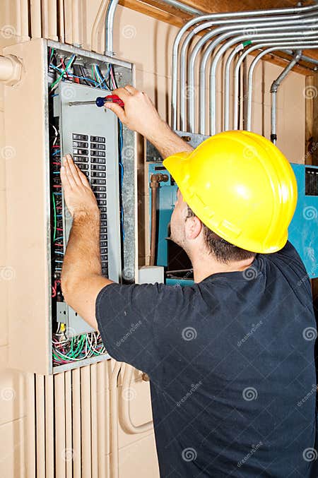 Industrial Electric Work stock photo. Image of equipment - 8995994