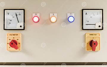 Industrial Electrical Control Box Installed in Control Room with ...