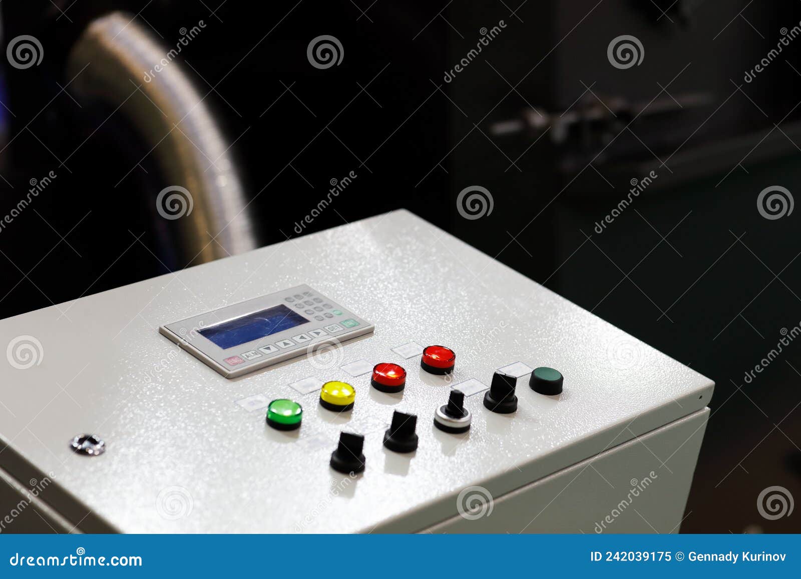 Industrial Electrical Control Box Stock Image - Image of connection ...