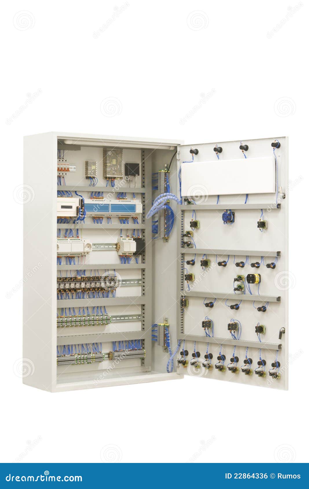 Industrial Electrical Switch Panel Stock Photo - Image of background ...