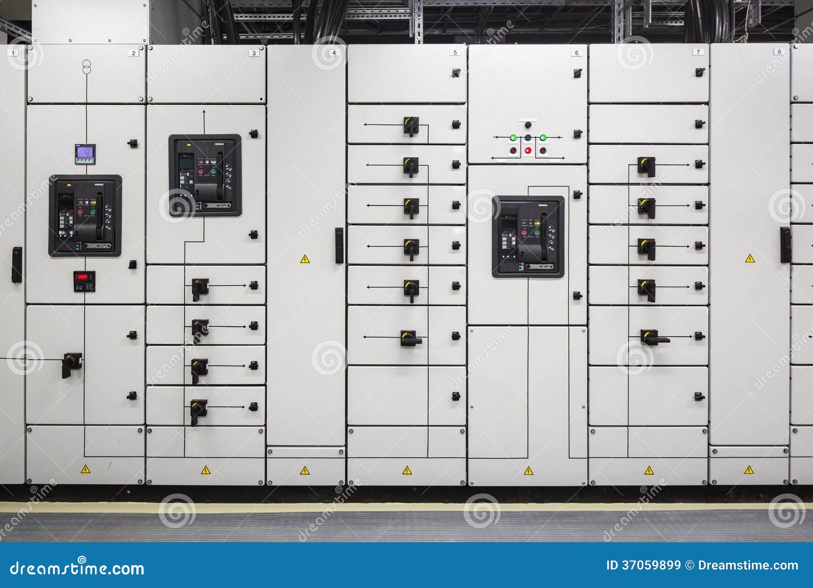 Industrial Electrical Switch Panel Stock Image - Image of industry ...