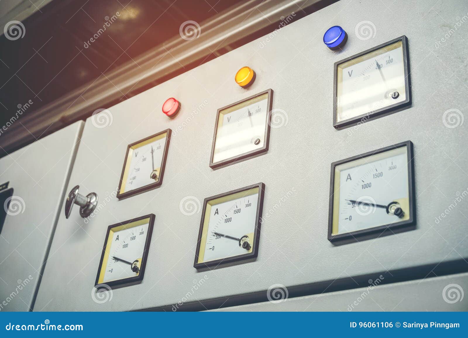 Industrial Electrical Switch Panel Stock Photo - Image of knowledge ...