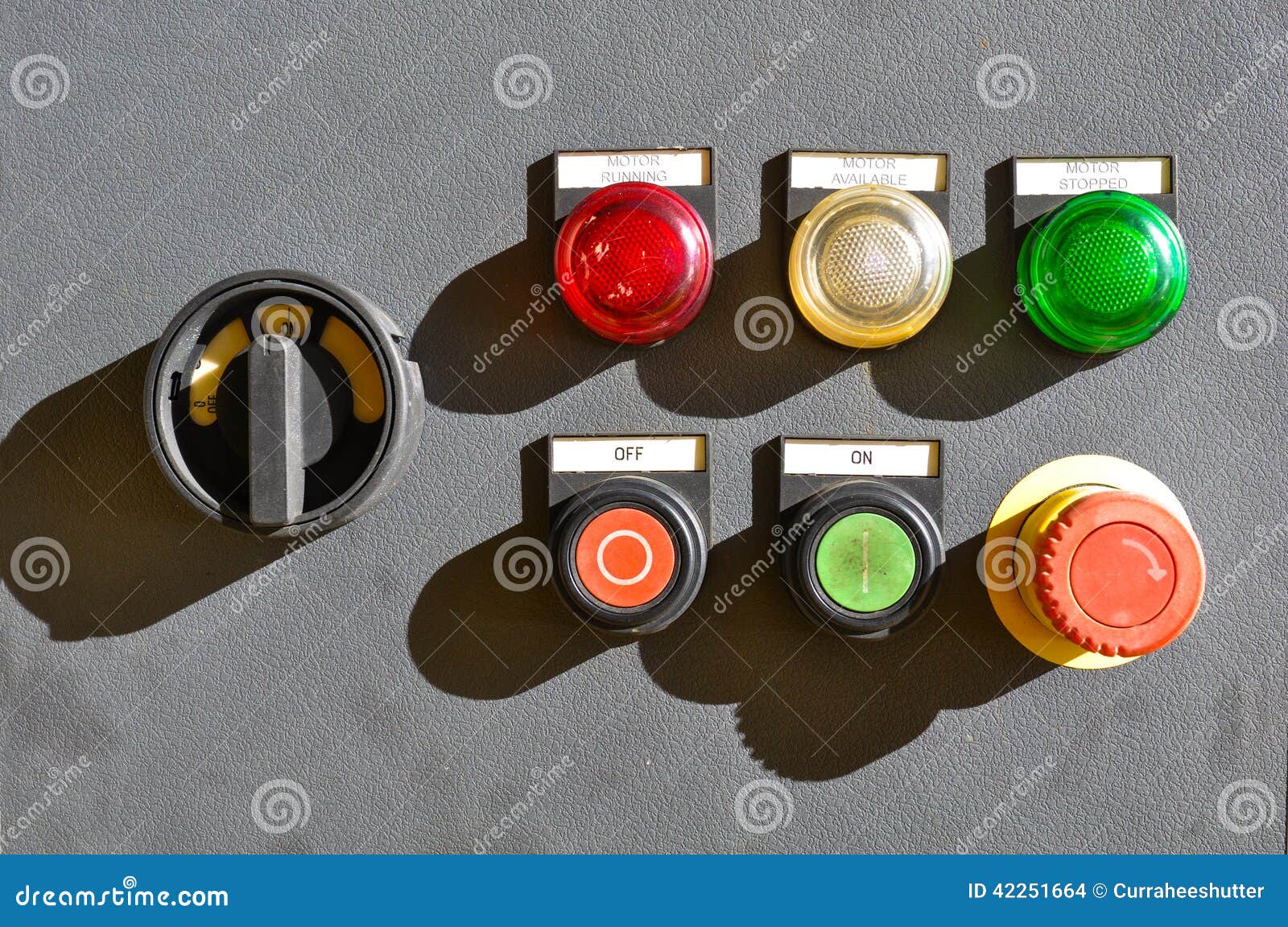 Industrial Electrical Switch Panel Stock Photo - Image of electricity ...