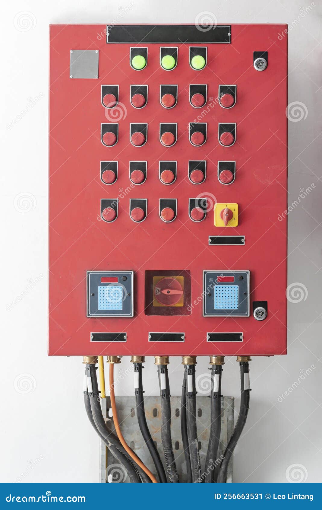 Industrial Electrical Switch Panel Stock Image - Image of circuit ...
