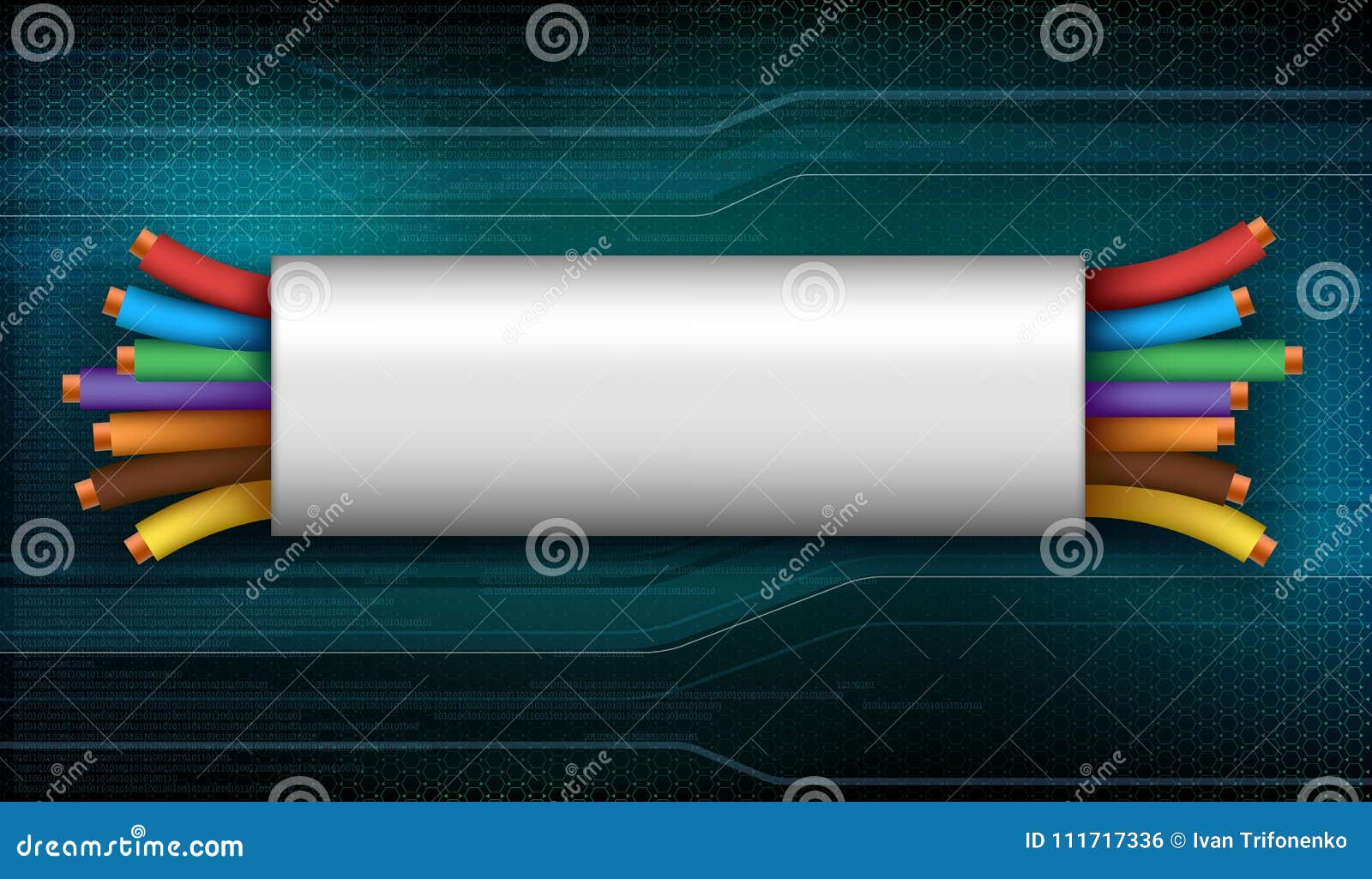 Industrial electrical wire stock vector. Illustration of backdrop ...