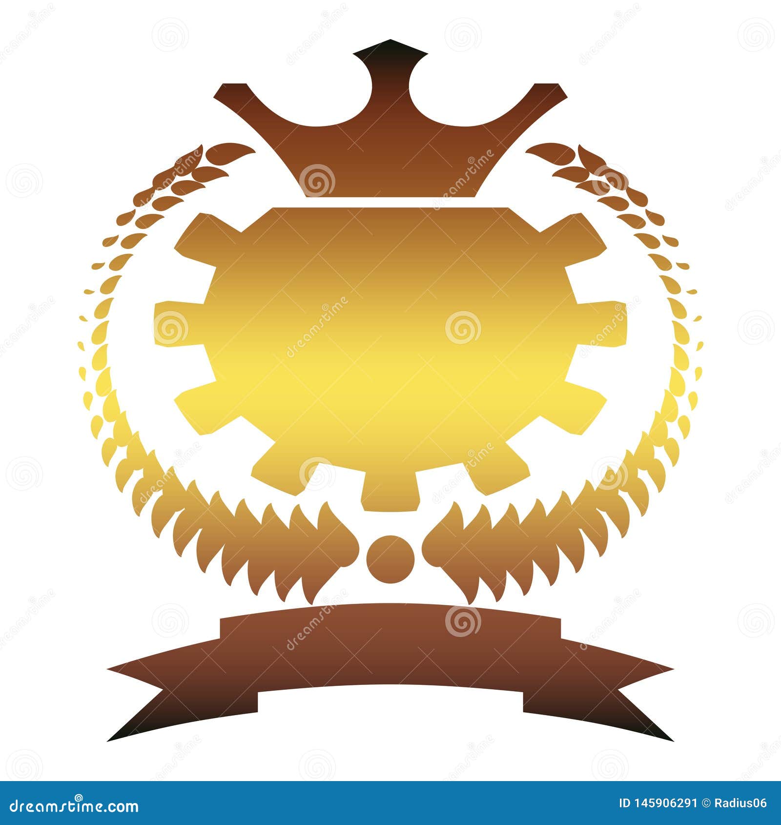 Industrial design element stock vector. Illustration of engineering ...