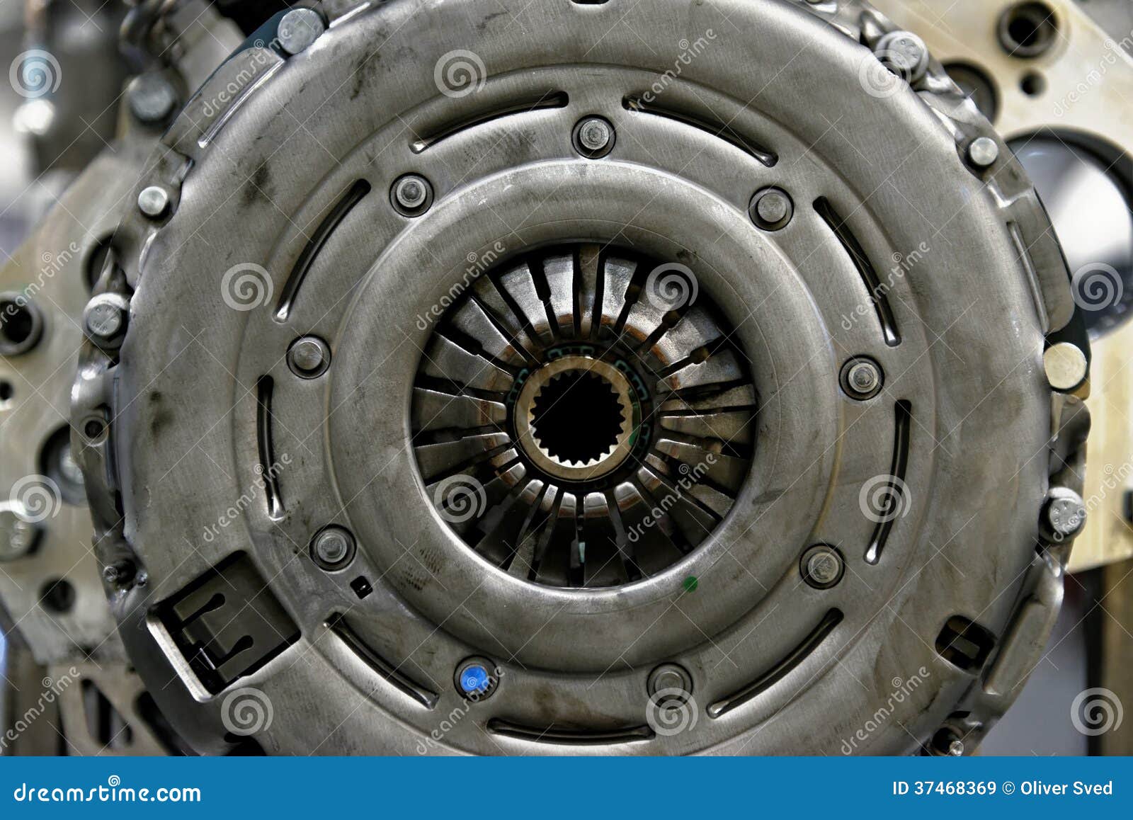 Industrial Engine Part of a Machine Stock Image - Image of machine ...