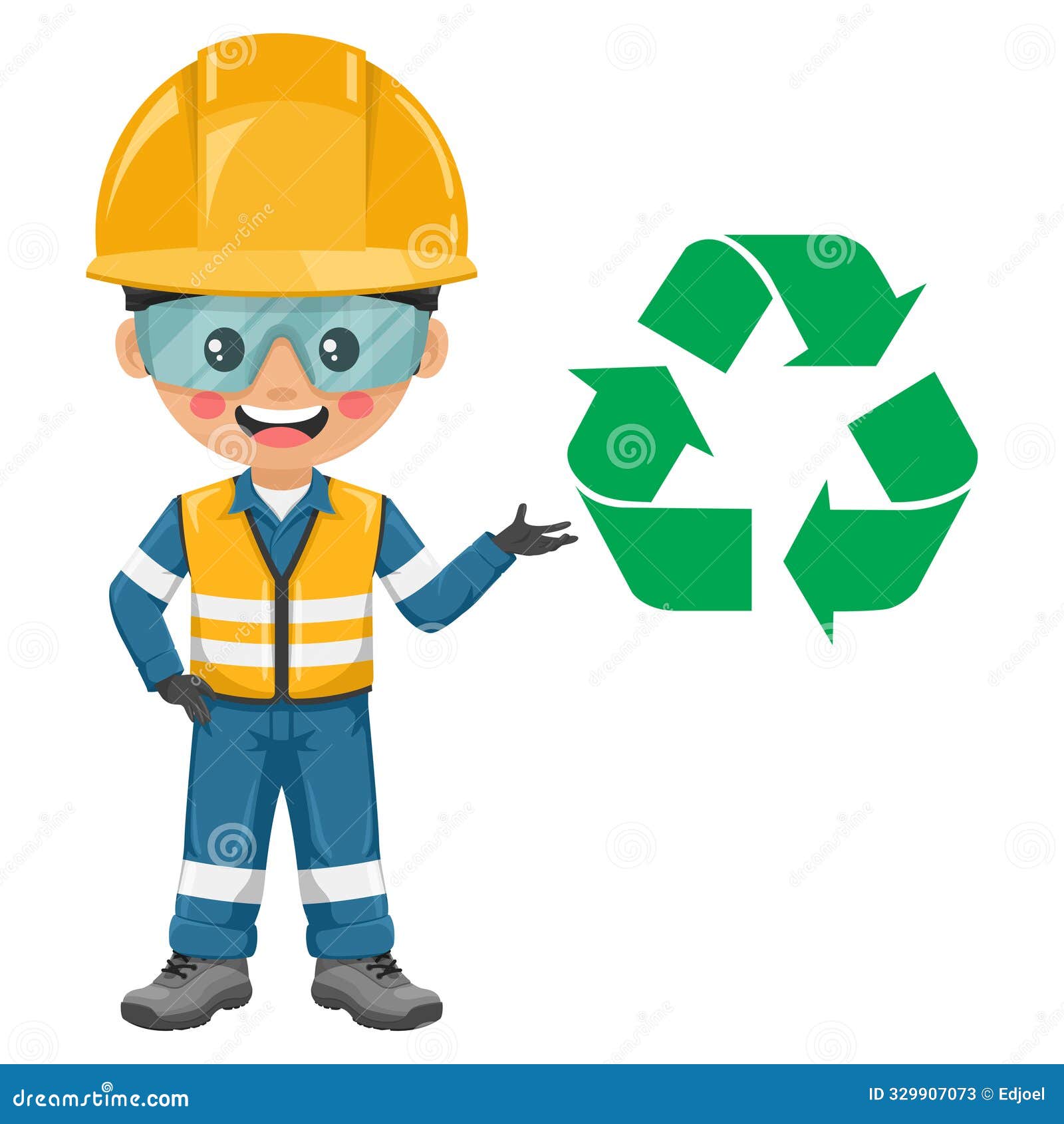 Industrial Engineer. Concept of Sustainability and Responsible ...